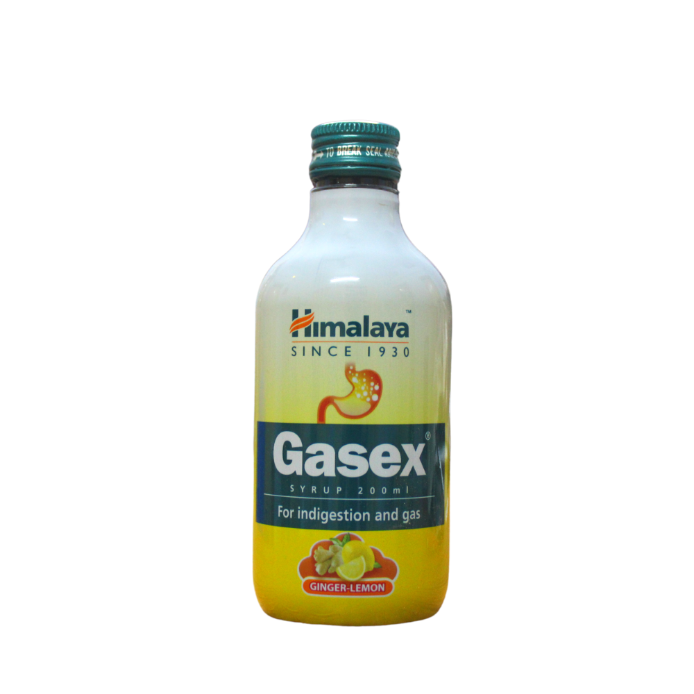 Buy Gasex Syrup 200ml - Ginger Lemon Flavour Online - Medizzo – Medizzo.com
