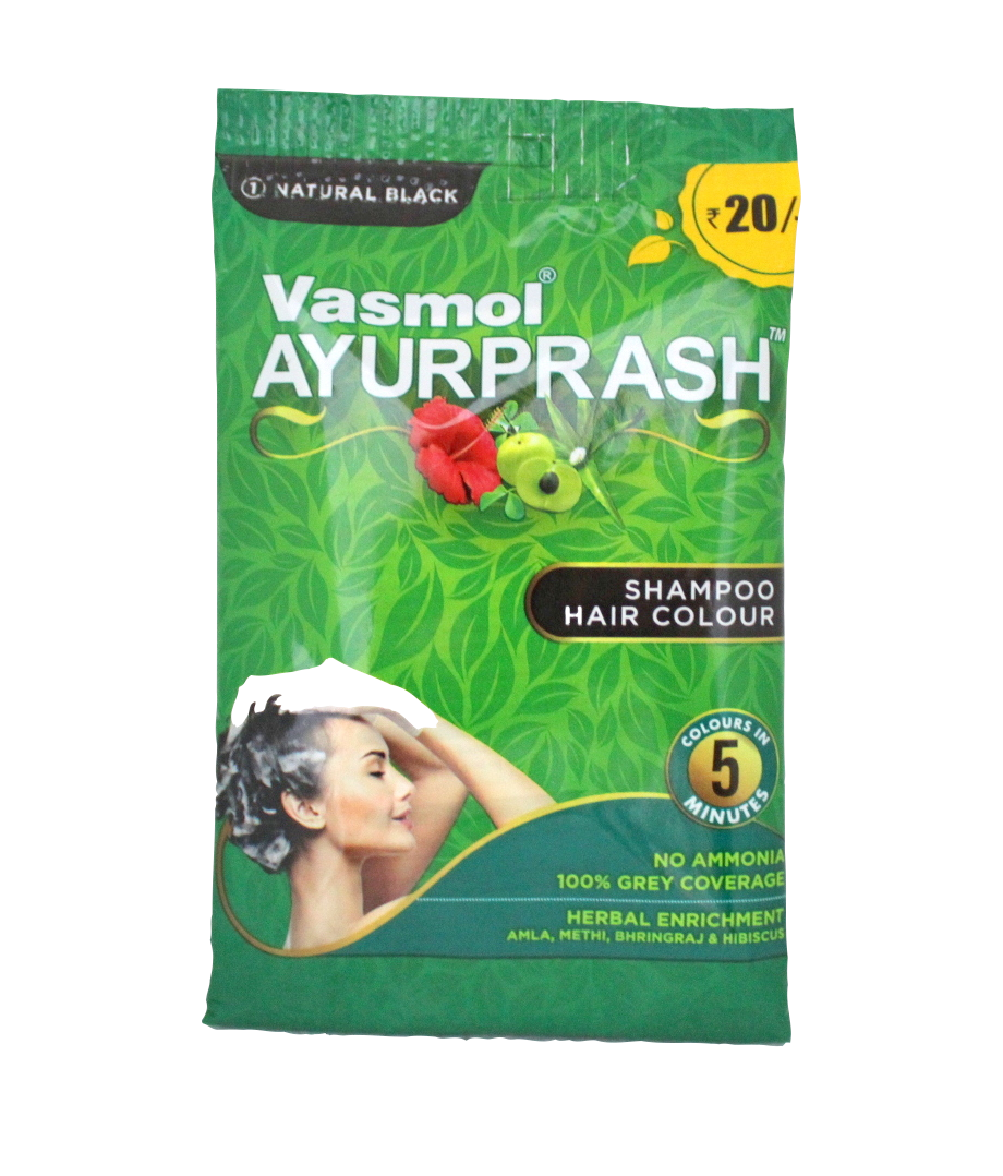 Shop Vasmol Ayurprash Shampoo hair colour Online - Medizzo.com