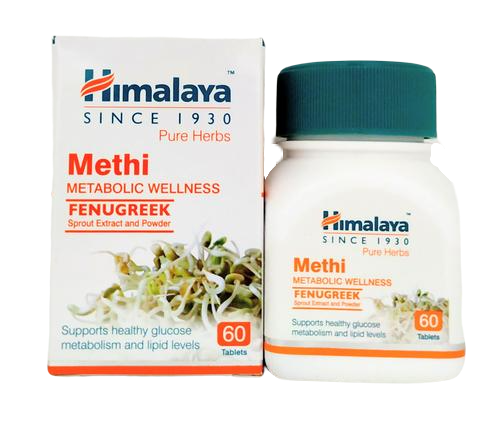 Shop Himalaya Methi tablets - 60tablets Online - Medizzo.com